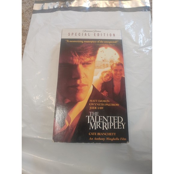 unknown | Media | The Talented Mr Ripley Vhs 200 Matt Damon Gwyneth Paltrow Jude Law | Poshmark